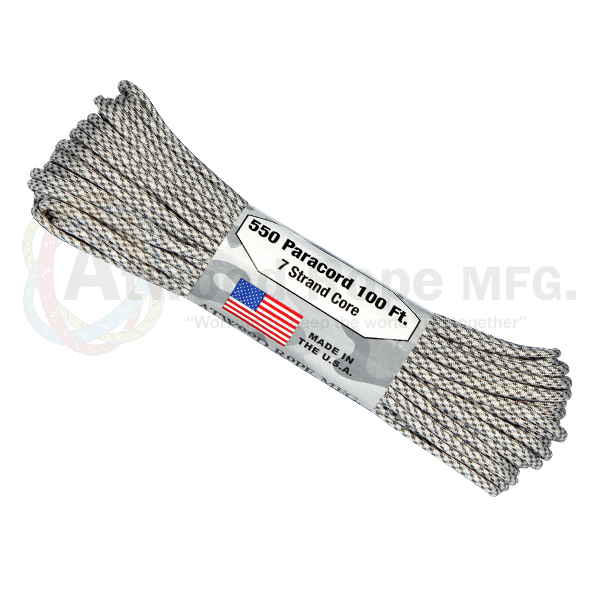 Atwood Rope Company 550 Paracord Arctic Camo 30mtr– BushcraftLab