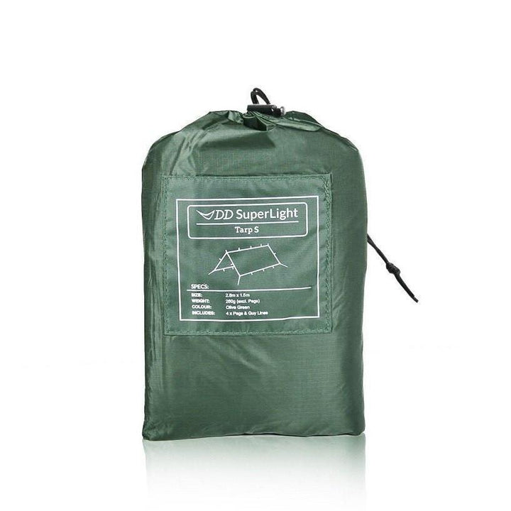 DD Small Tarp Olive Green 2.8m x 1.5m Camping Shelter– BushcraftLab